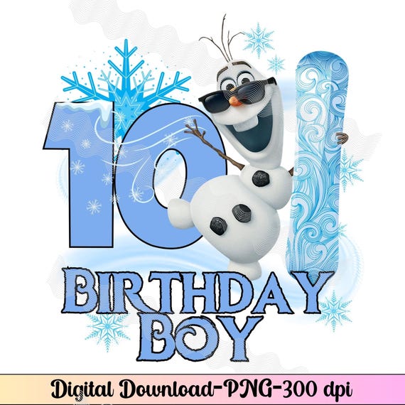 Olaf Birthday Boy Shirt