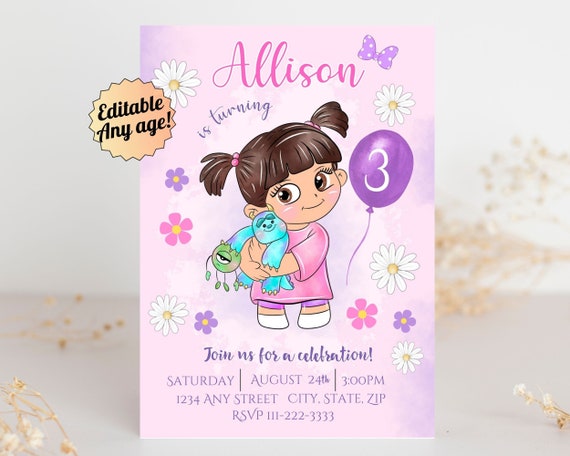 Invitaciones De Monstruos Para Imprimir