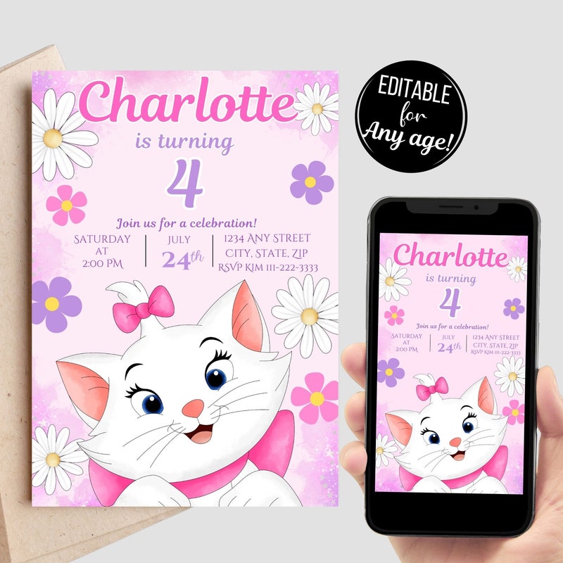 Marie Aristocats Party - Etsy