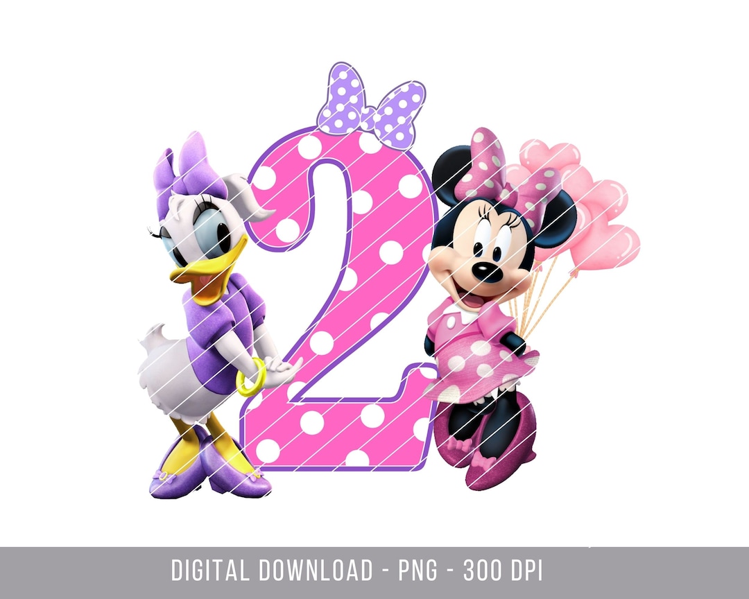2nd Minnie Mouse and Daisy Duck Birthday Shirt, Minnie and Daisy Iron ...
