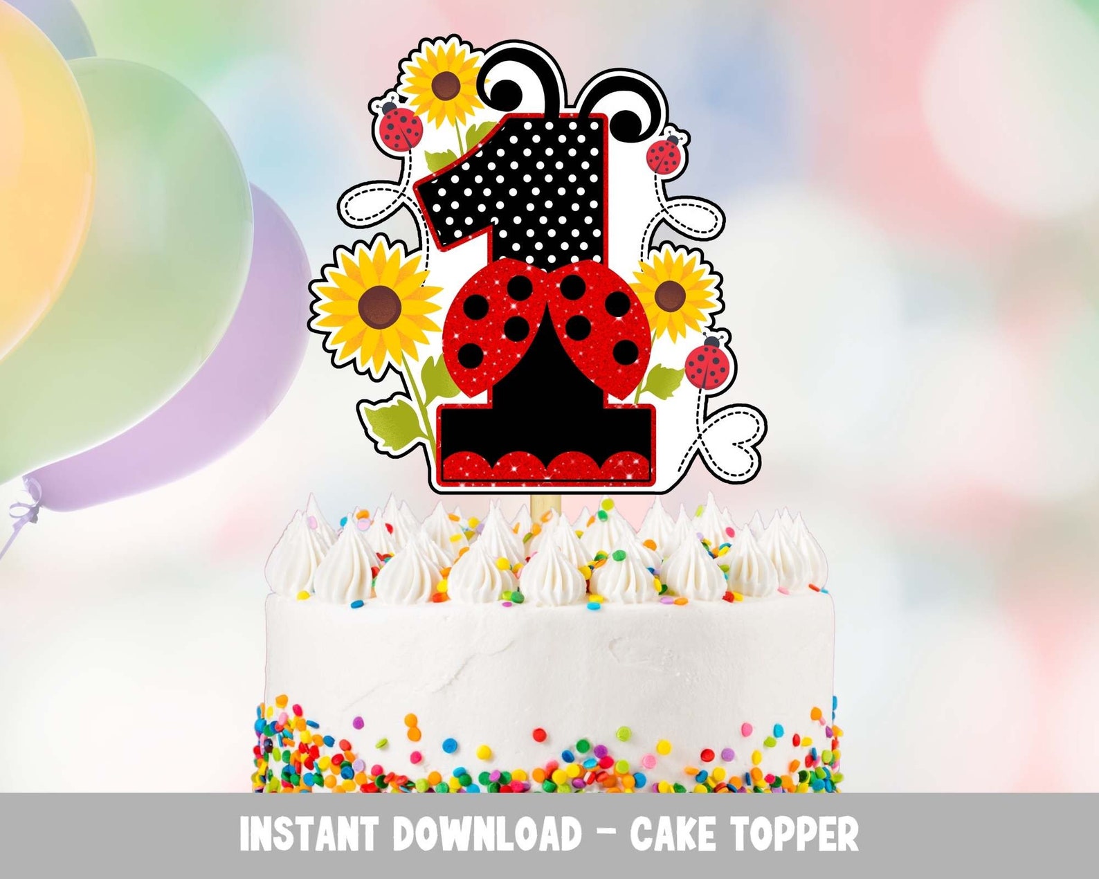 1st Birthday Lady Bug Iron On, Fall Harvest 1st Birthday, DIY 1st ...