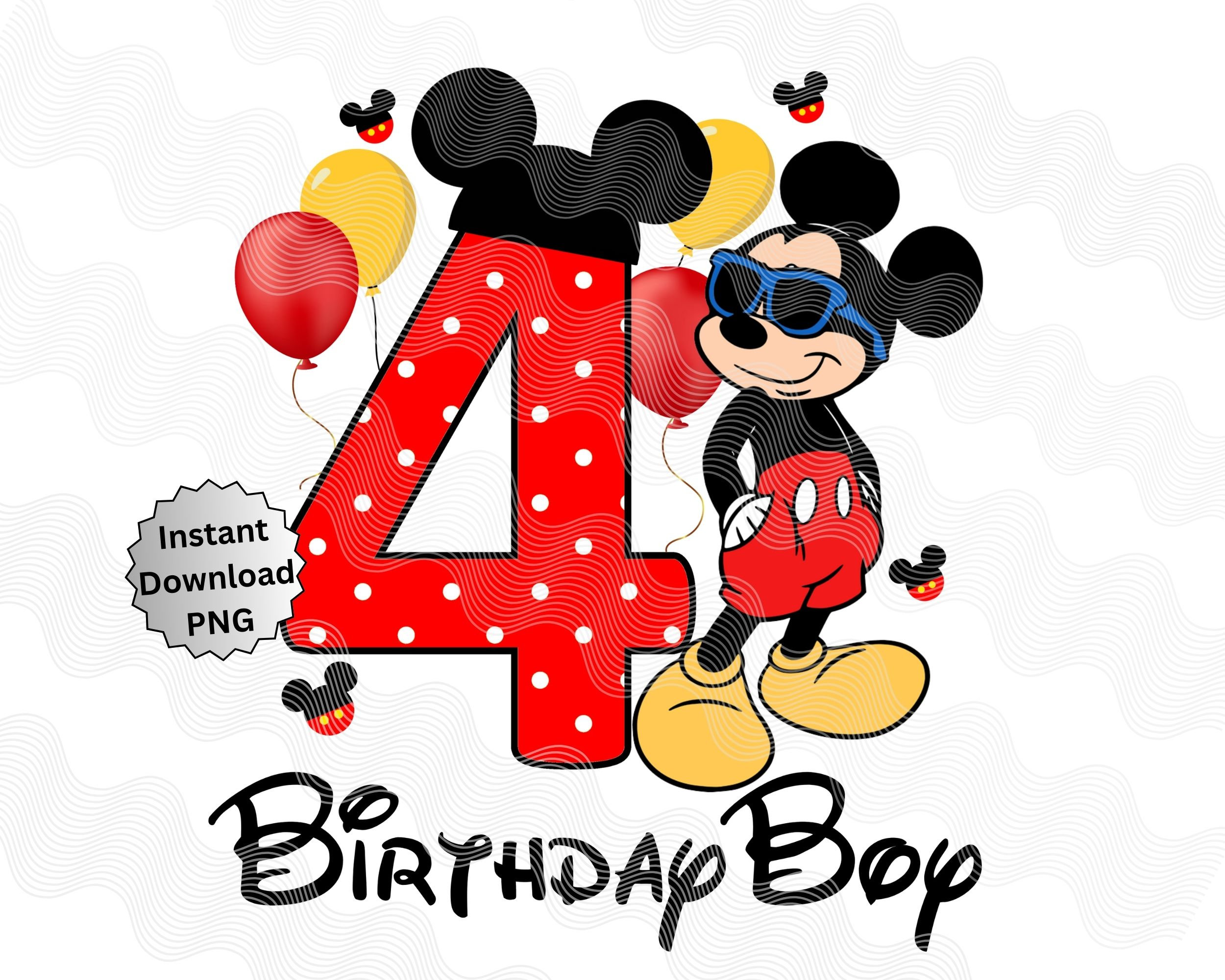 Mickey Mouse Birthday Png