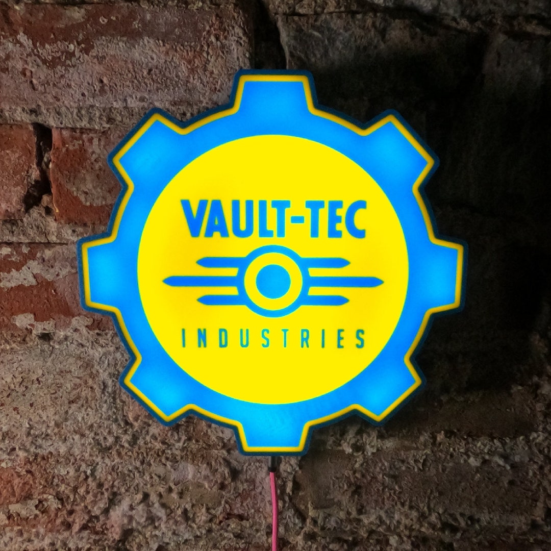Vault-tec Industries LED Lamp - Etsy