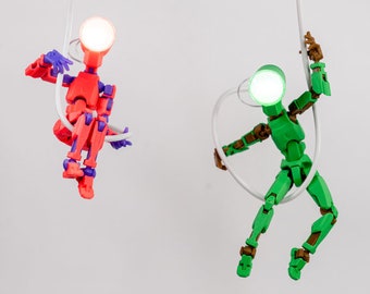 Lamplighter Posable Dummy 13 Lamp Action Figure 18 Tall Version. USB-C ...