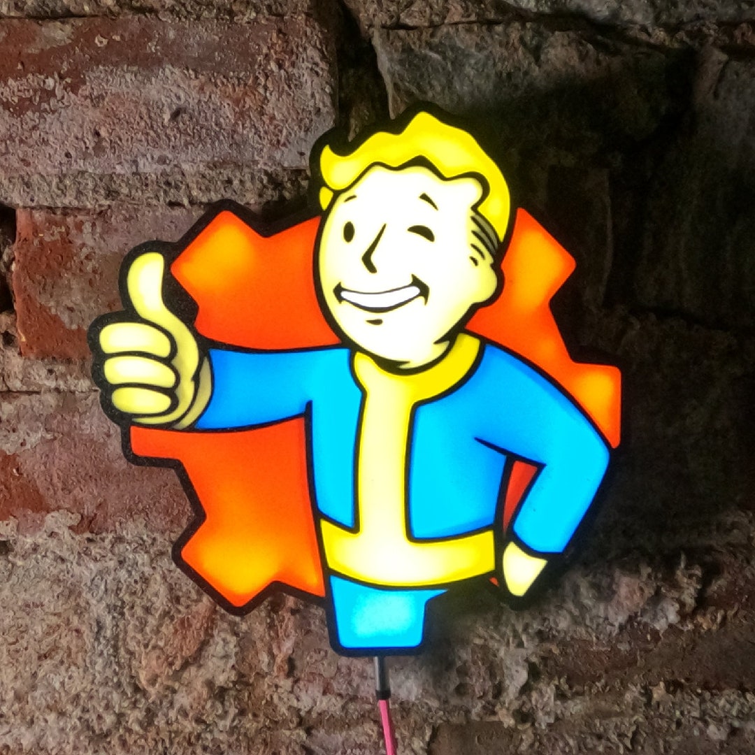 Vault Boy Thumbs-up LED Lamp - Etsy