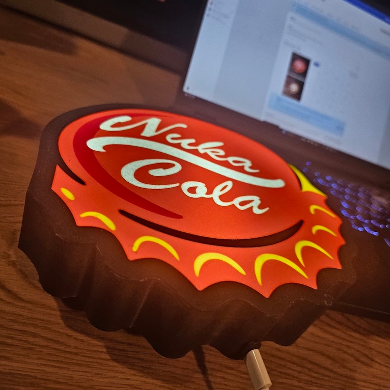 Nuka-cola Cap LED Lamp - Etsy
