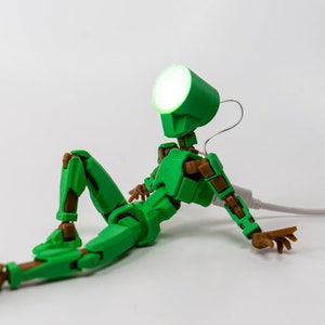 Lamplighter Posable Dummy 13 Lamp Action Figure - 6" Tall Version USB-C ...