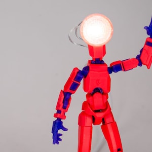 Lamplighter Posable Dummy 13 Lamp Action Figure - 18" Tall Version. USB ...