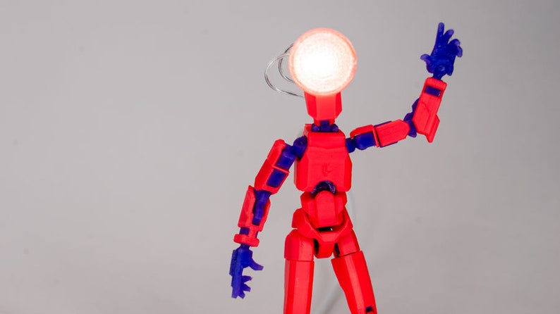 Lamplighter Posable Dummy 13 Lamp Action Figure - 18" Tall Version - Etsy