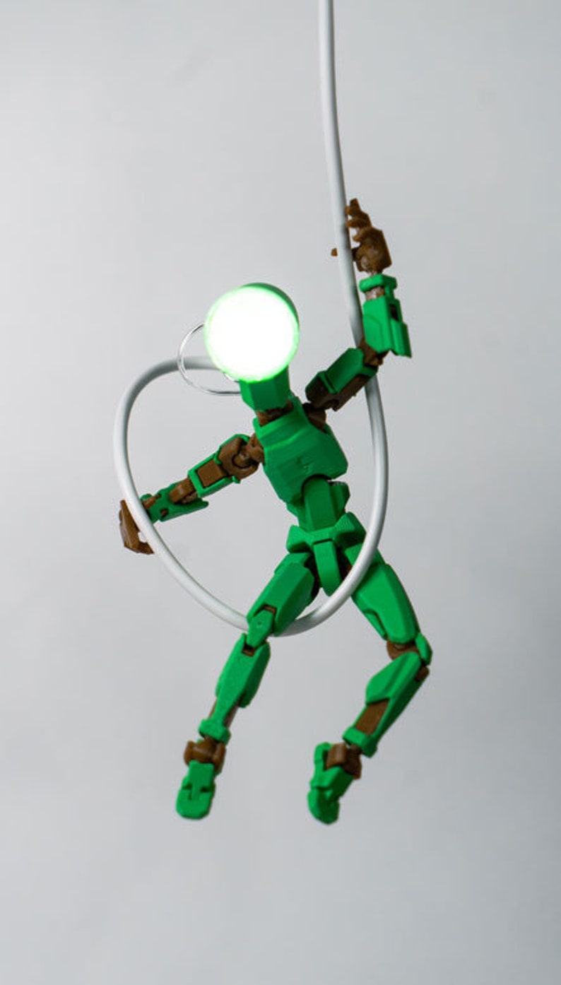 Lamplighter Posable Dummy 13 Lamp Action Figure - 6" Tall Version USB-C ...