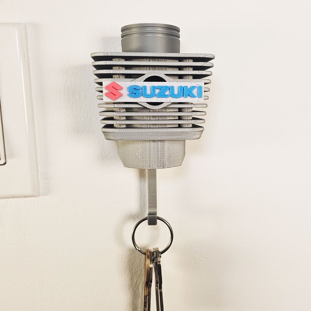 Suzuki Motorcycle Engine Piston Mechanical Keyholder Key Hanger Key ...