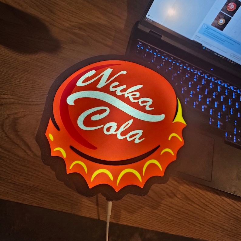 Nuka-cola Cap LED Lamp - Etsy
