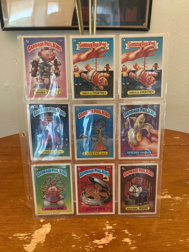 Rare Collectable Garbage Pail Kids Cards. 90 Cards Included. Several ...