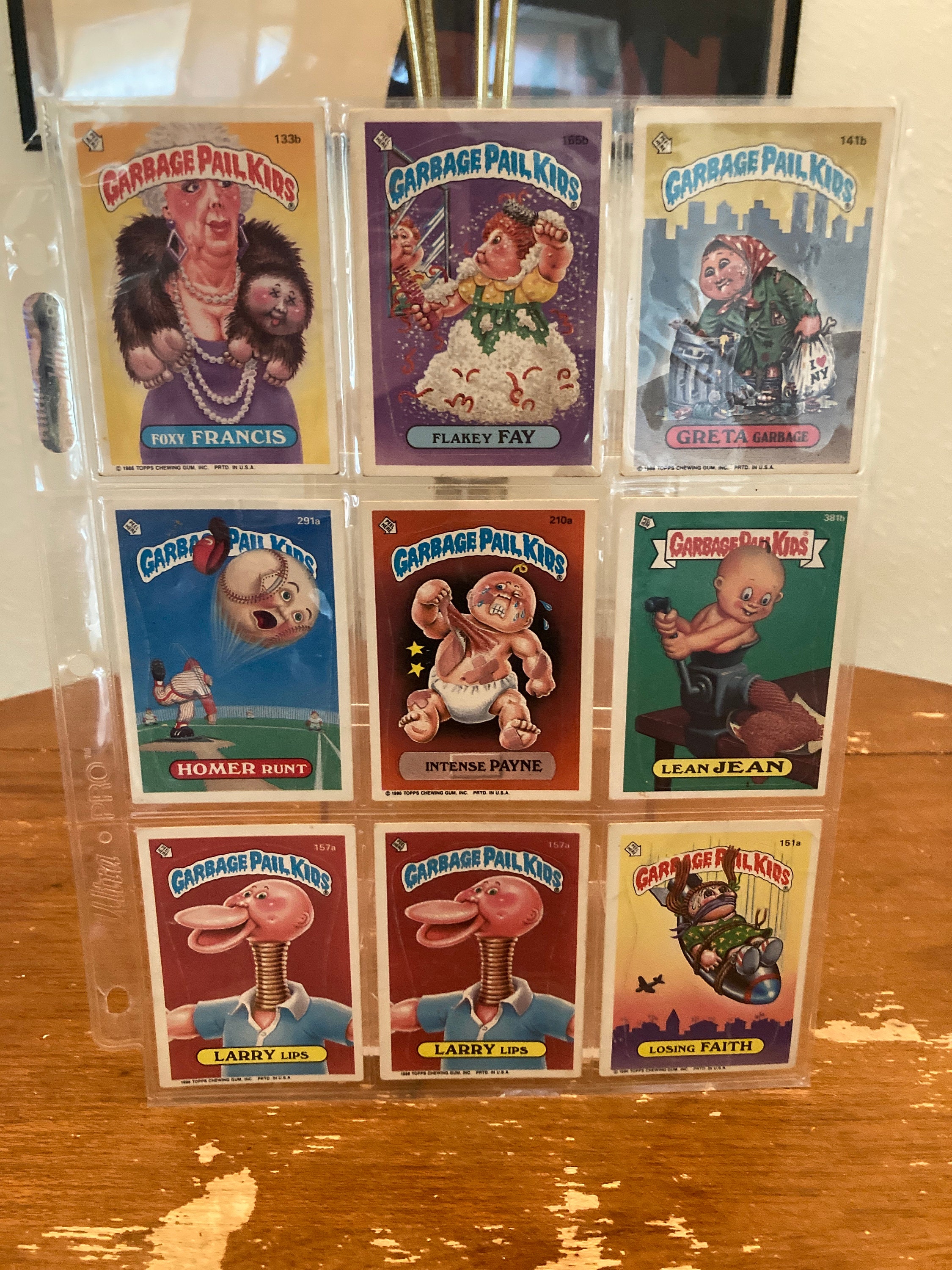 Rare Collectable Garbage Pail Kids Cards. 90 Cards Included. Several ...