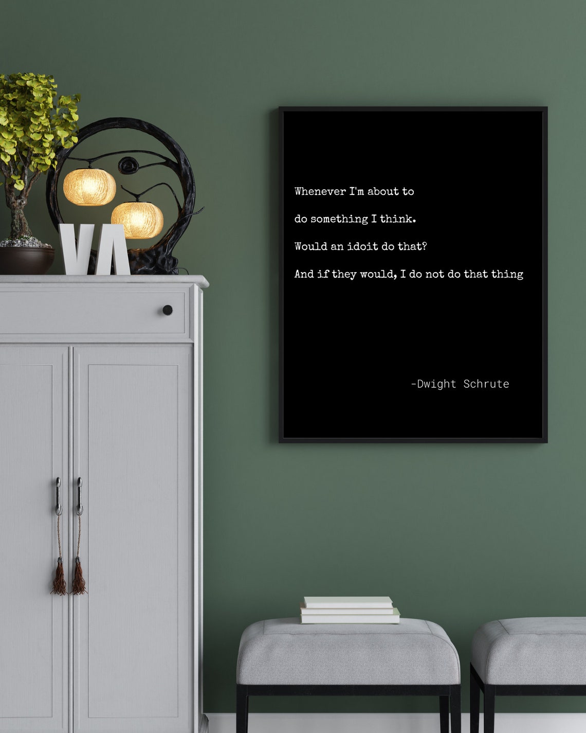 The Office Dwight Schrute Quote Wall Sign, Office Wall Decor, the ...