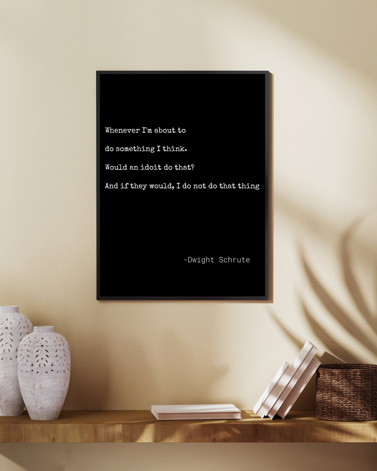 The Office Dwight Schrute Quote Wall Sign, Office Wall Decor, the ...