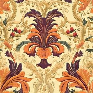 Vintage Wallpaper Collection - 20 Seamless Patterns | Digital Clipart ...