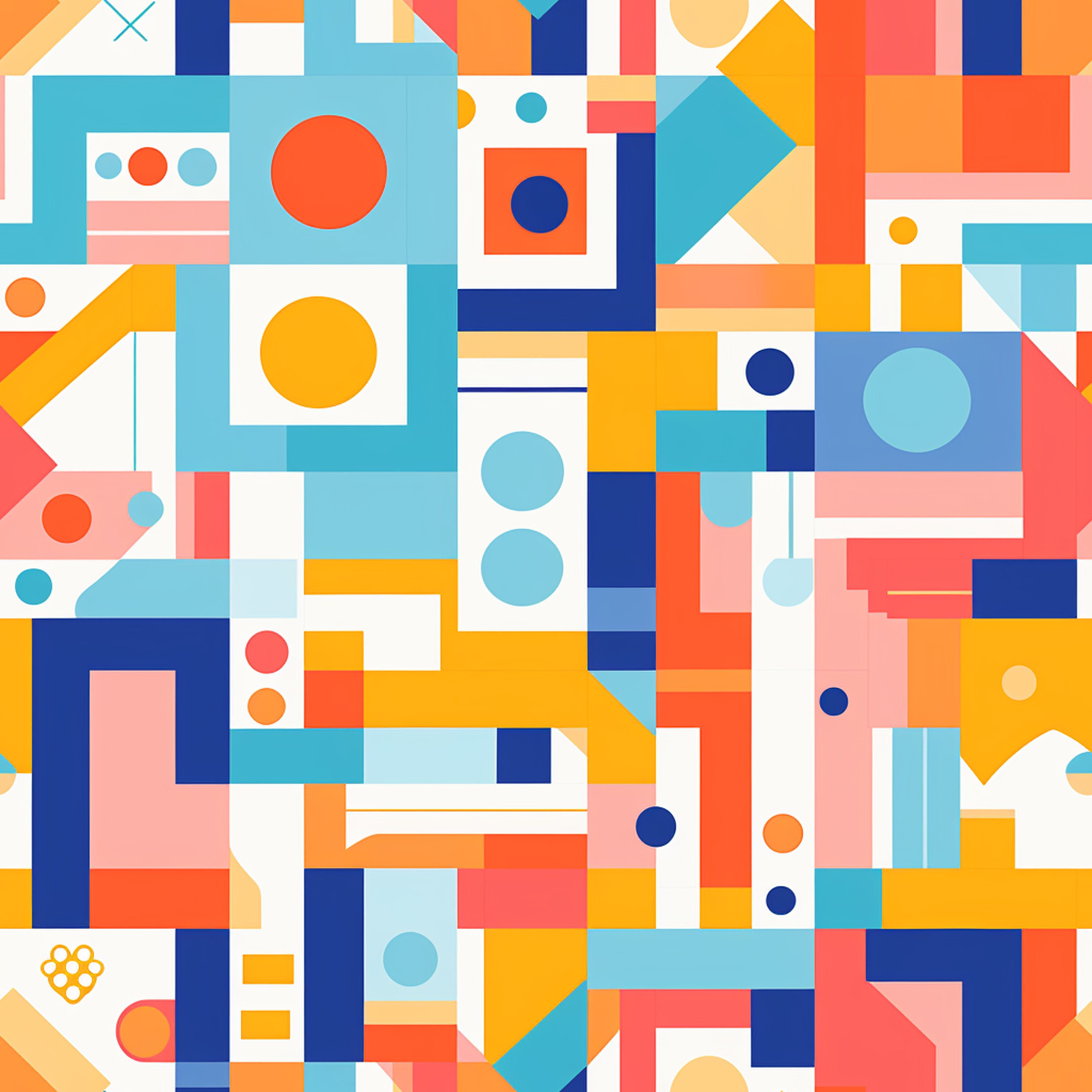 20 Seamless Geometric Patterns. High-res 300dpi Digital Downloads for ...