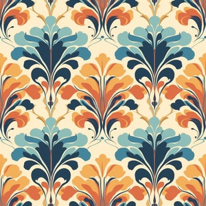 Vintage Wallpaper Collection - 20 Seamless Patterns | Digital Clipart ...