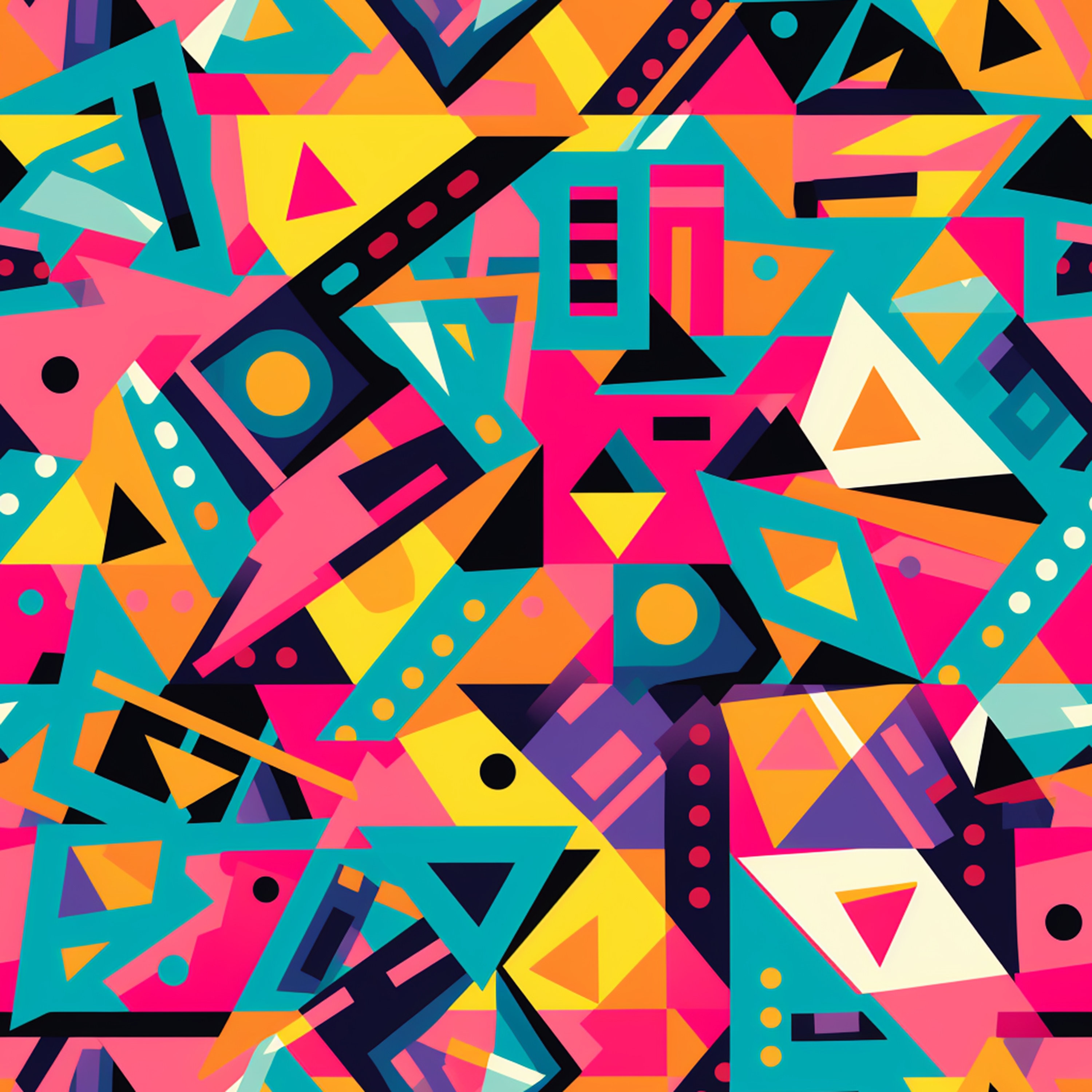 20 Seamless Geometric Patterns. High-res 300dpi Digital Downloads for ...