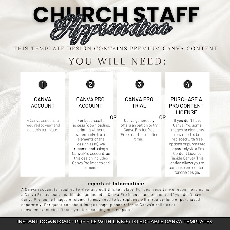 Church Staff Appreciation| Thank You Card| Worship Leader| Music Team ...