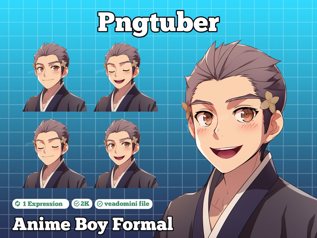 Pngtuber Pngtuber Male Pngtuber Premade Pngtuber Overlay - Etsy