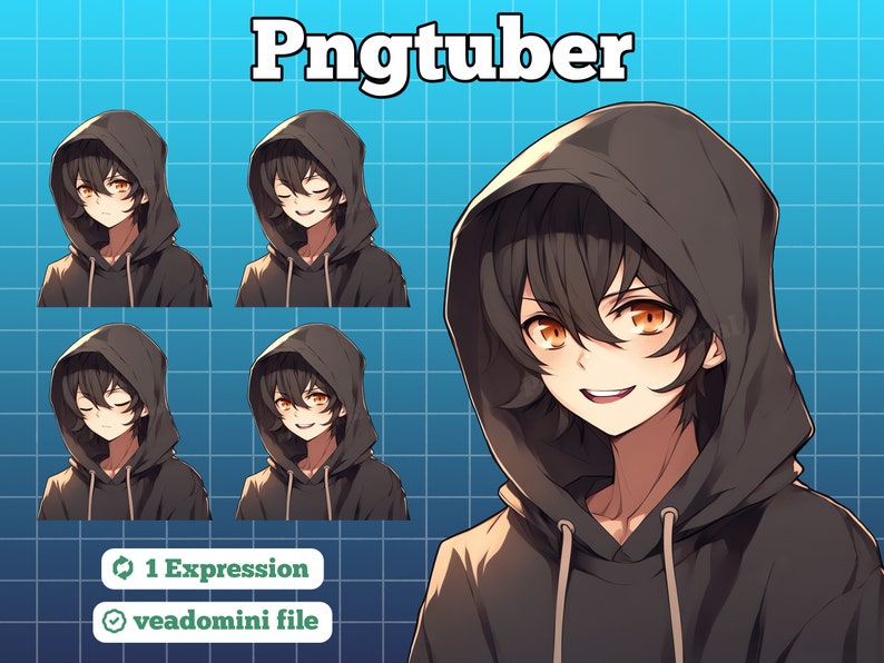 Pngtuber, Pngtuber Male, Pngtuber Premade, Pngtuber Overlay, Pngtuber ...