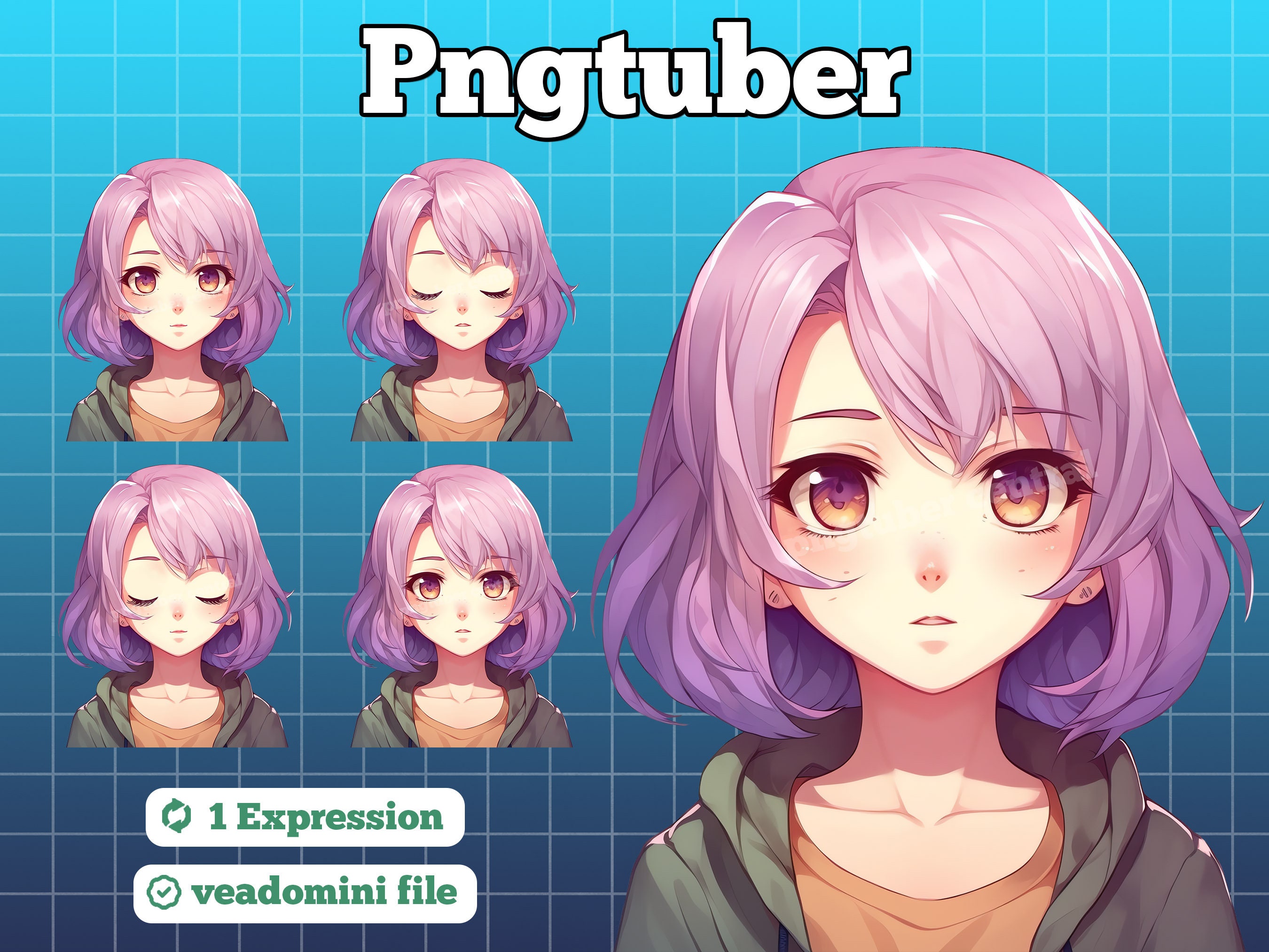 Pngtuber, Pngtuber Premade, Png Tuber, Pngtuber Overlay, Pngtuber ...