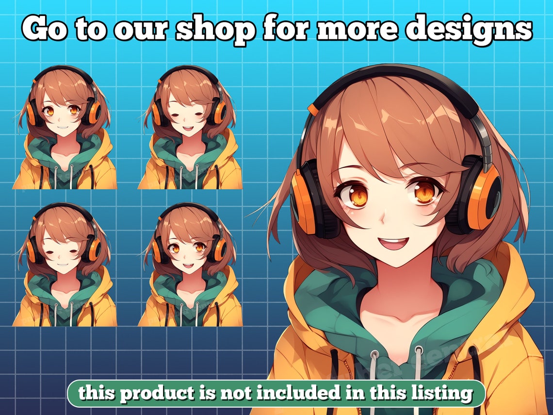 Pngtuber Pngtuber Premade Png Tuber Pngtuber Overlay - Etsy