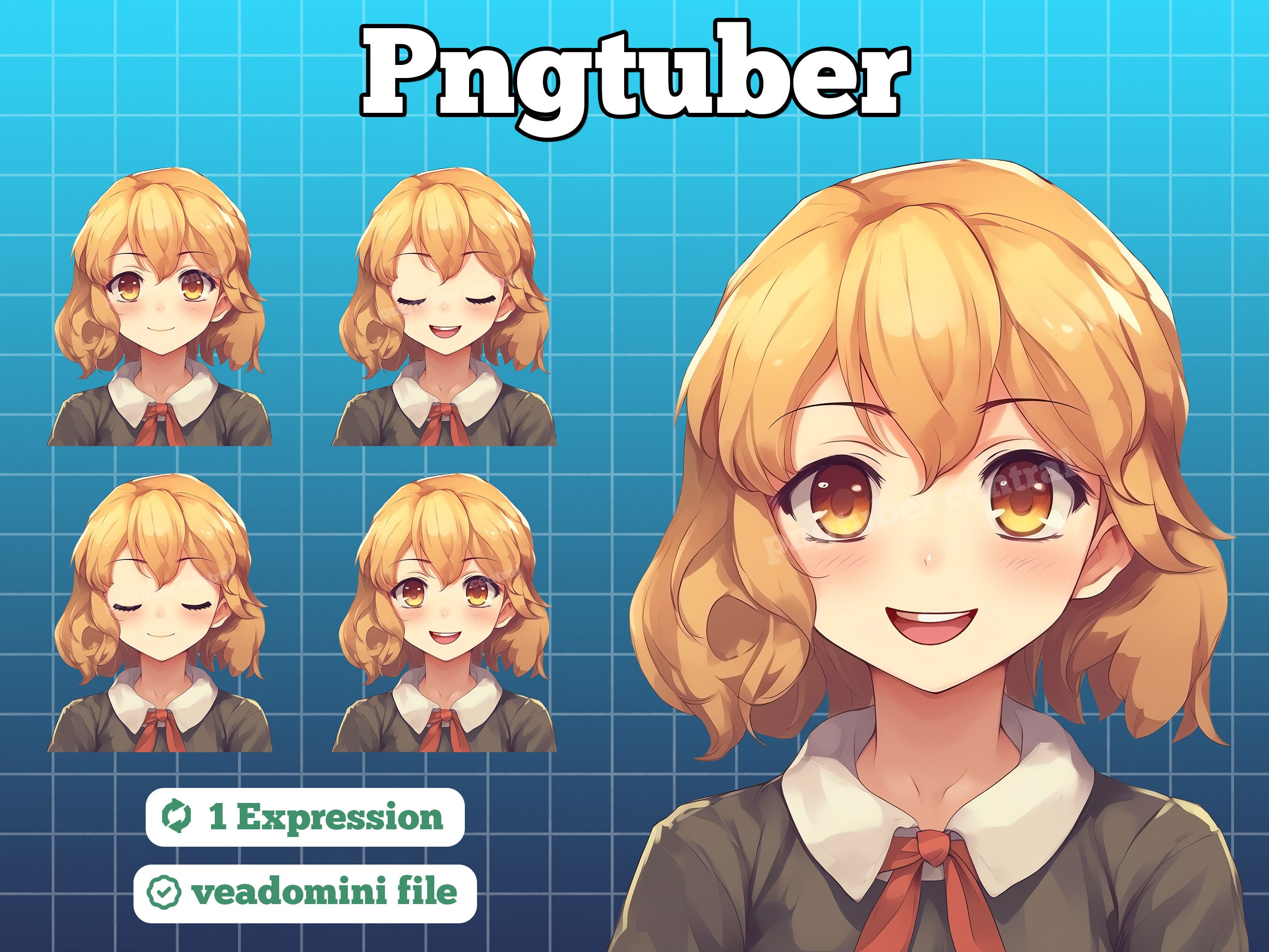 Pngtuber Pngtuber Premade Png Tuber Pngtuber Overlay - Etsy