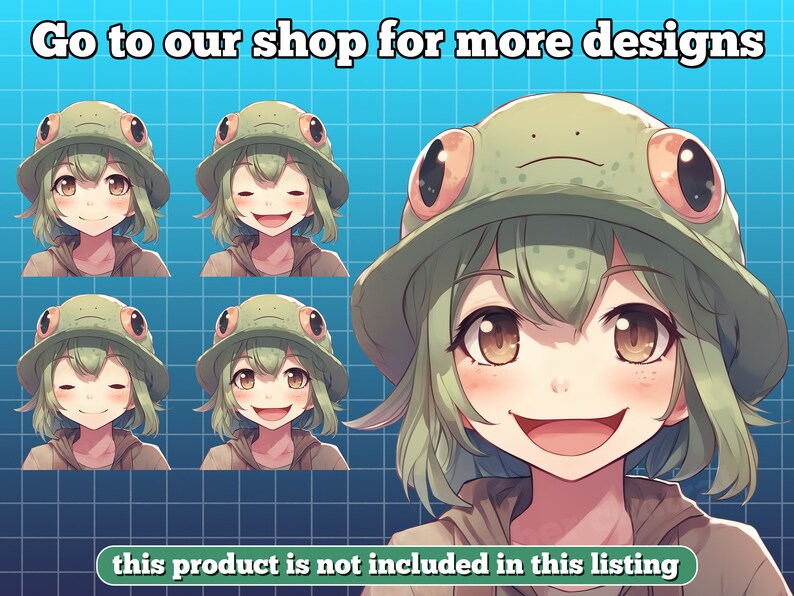 Pngtuber Pngtuber Premade Png Tuber Pngtuber Overlay - Etsy