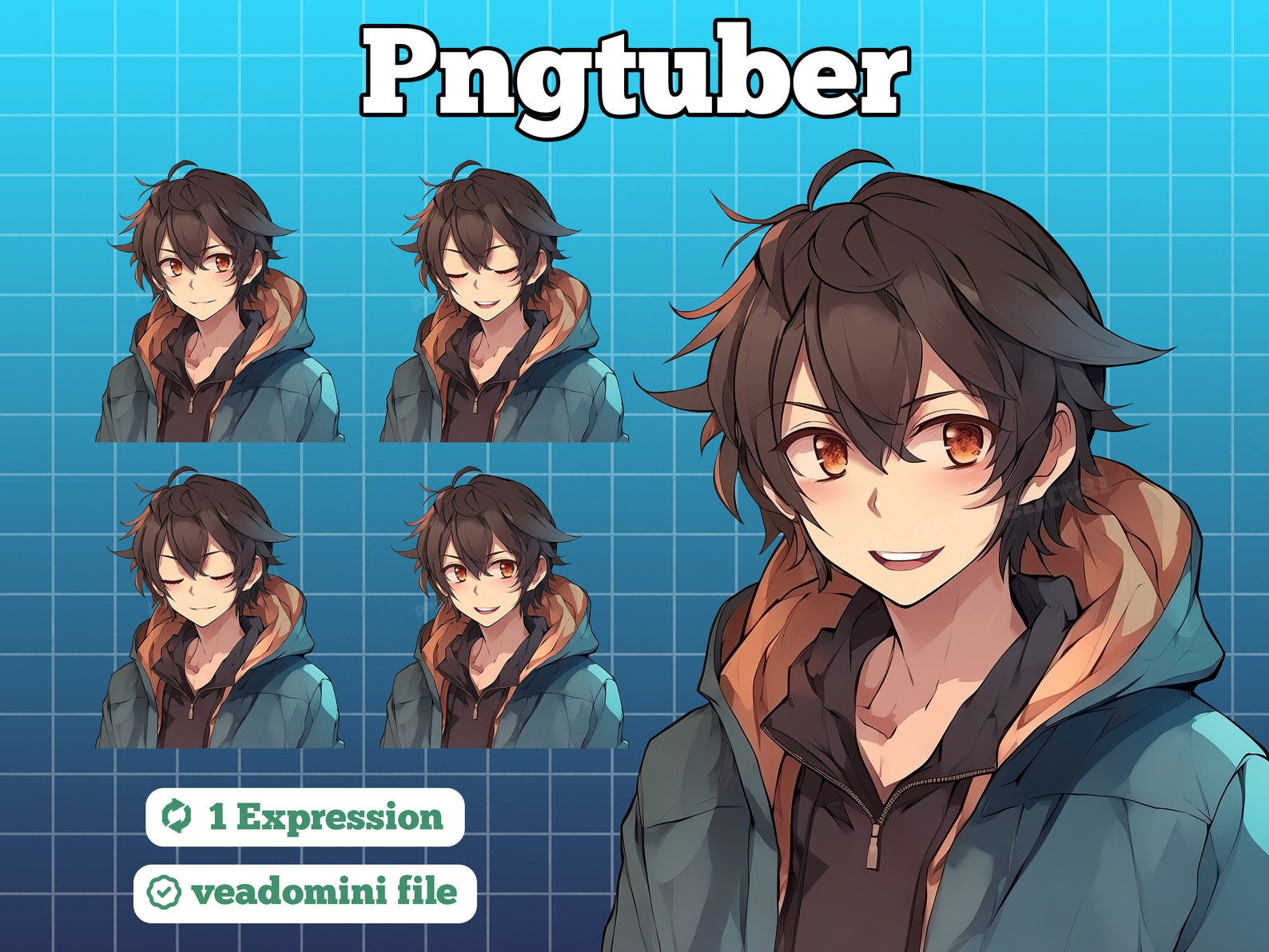 Pngtuber, Pngtuber Male, Pngtuber Premade, Pngtuber Overlay, Pngtuber ...