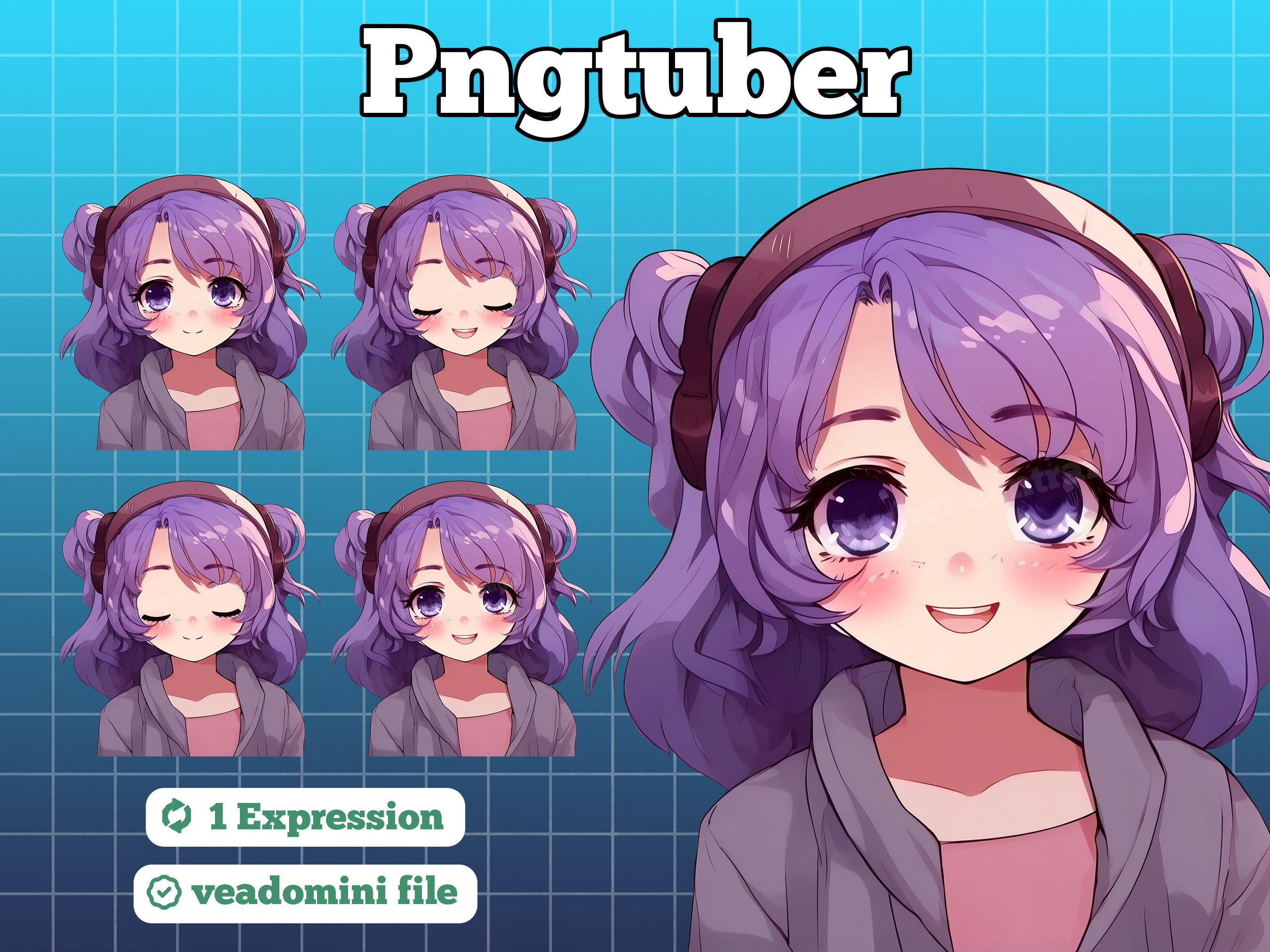 Pngtuber, Pngtuber Premade, Png Tuber, Pngtuber Overlay, Pngtuber ...
