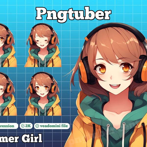 Pngtuber Soft Gamer Girl - Etsy