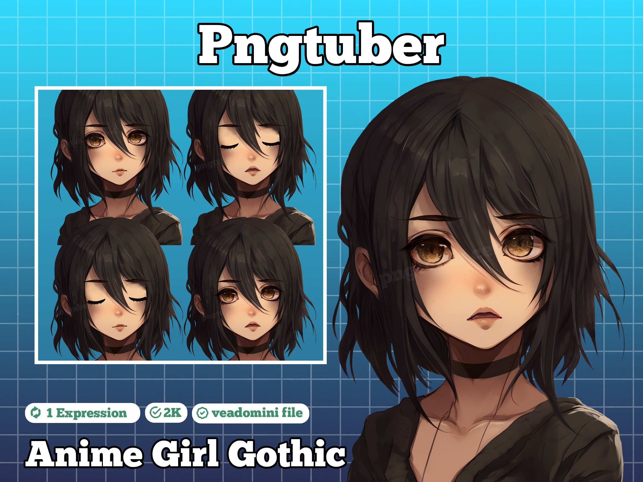 Pngtuber Pngtuber Premade Png Tuber Pngtuber Overlay - Etsy