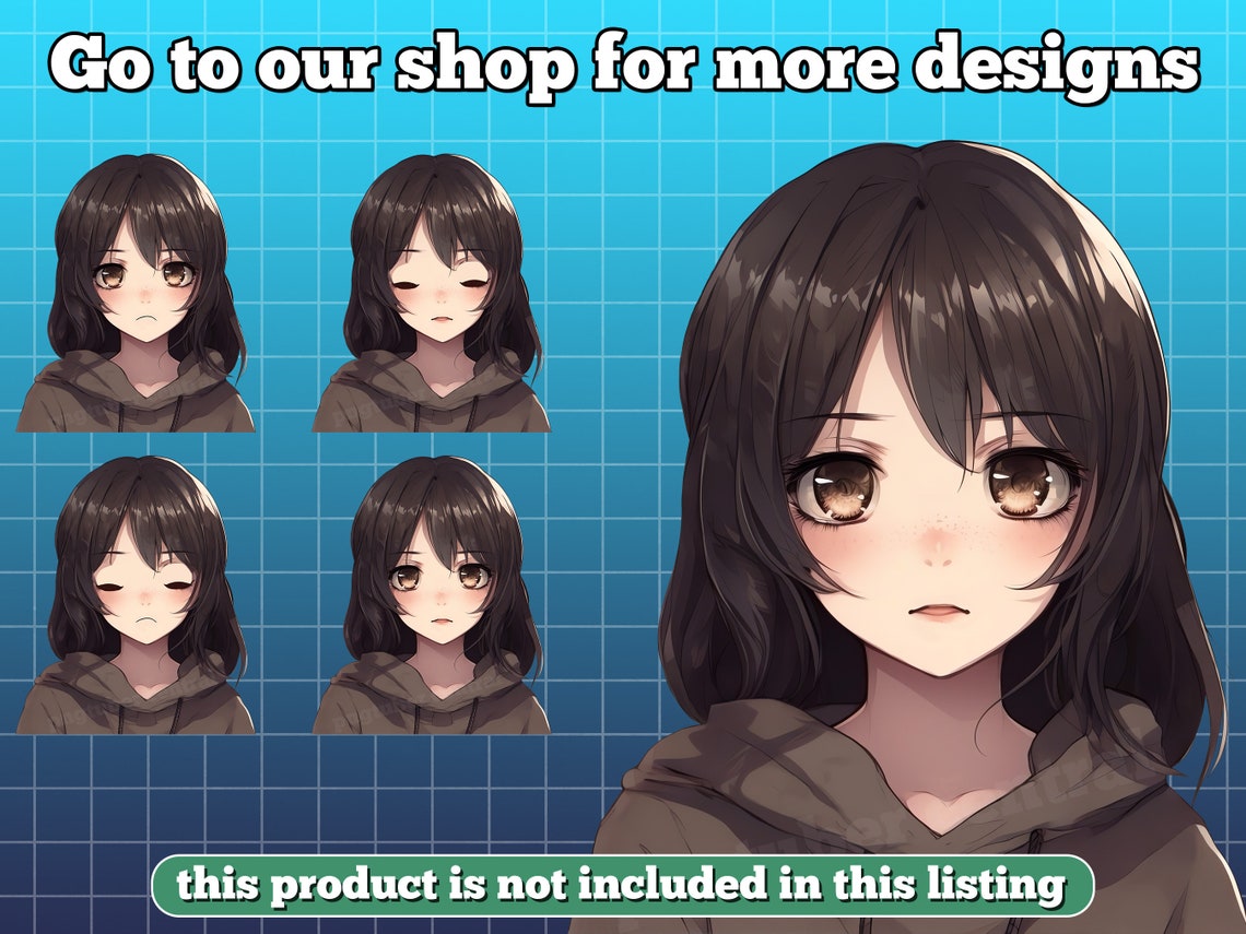 Pngtuber Pngtuber Premade Png Tuber Pngtuber Overlay - Etsy