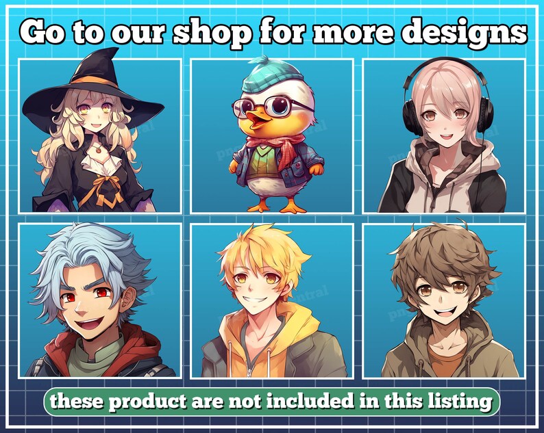 Pngtuber Pngtuber Premade Png Tuber Pngtuber Overlay - Etsy