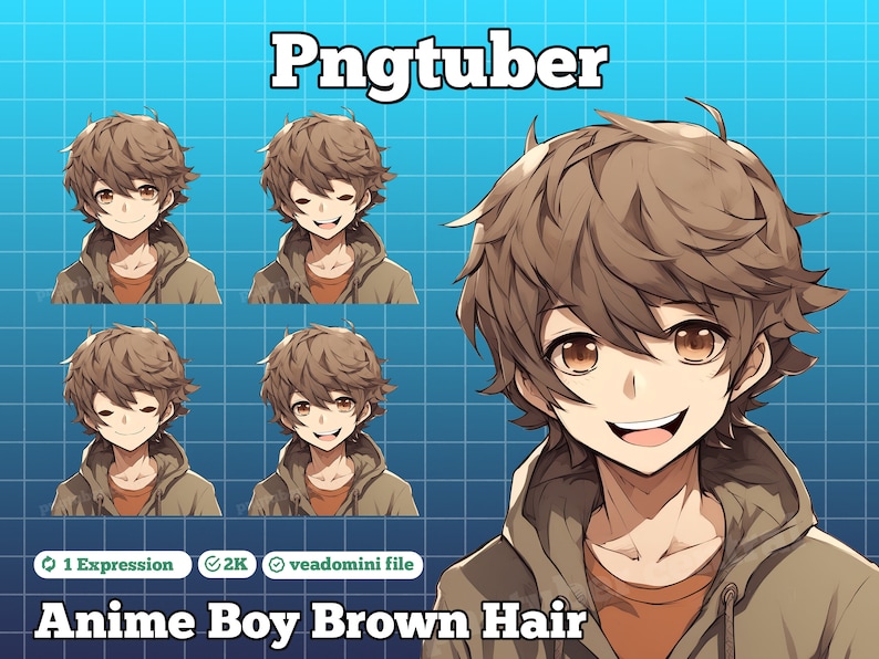 Pngtuber Pngtuber Male Pngtuber Premade Pngtuber Overlay - Etsy