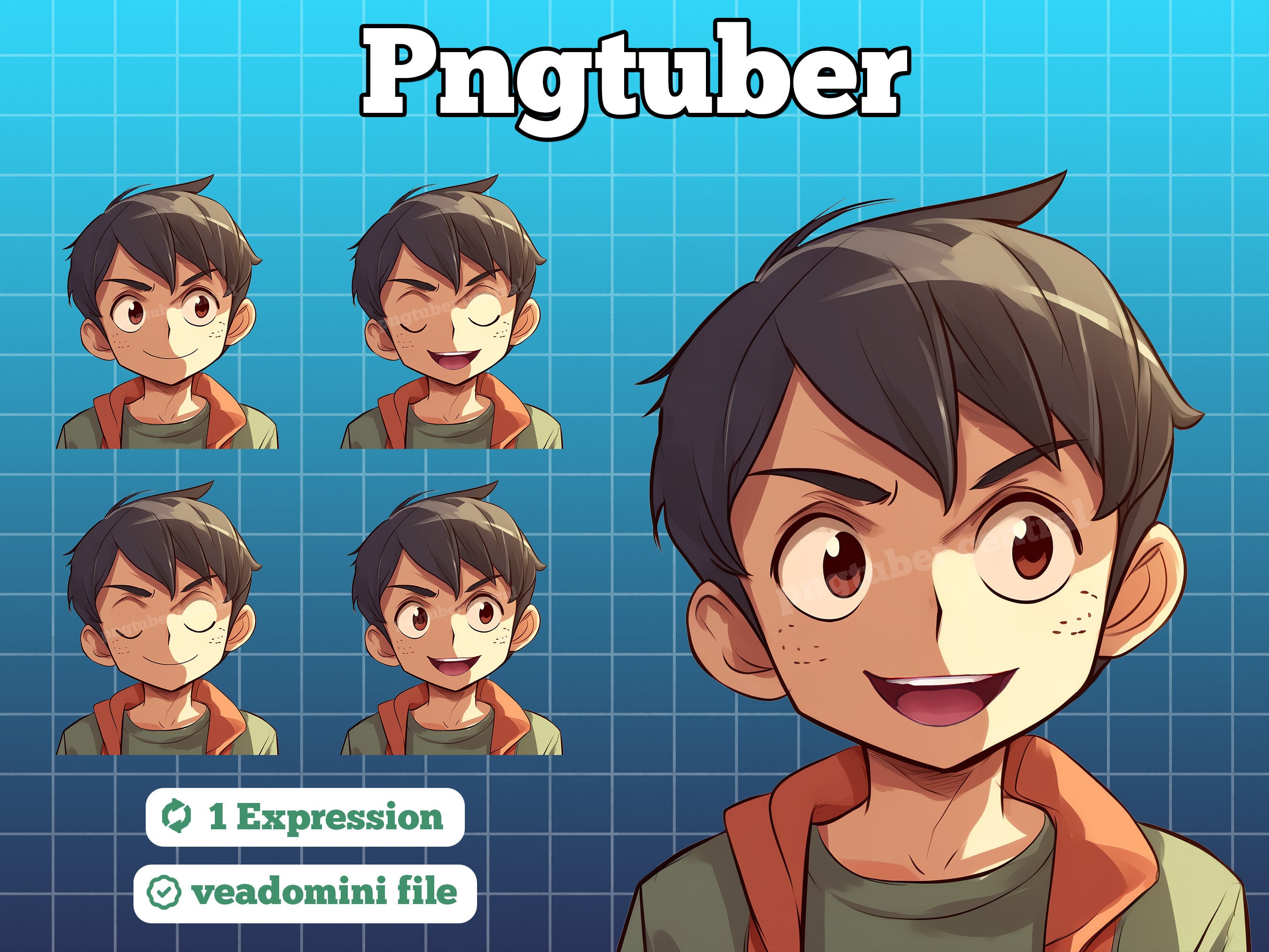 Pngtuber, Pngtuber Male, Pngtuber Premade, Pngtuber Overlay, Pngtuber ...