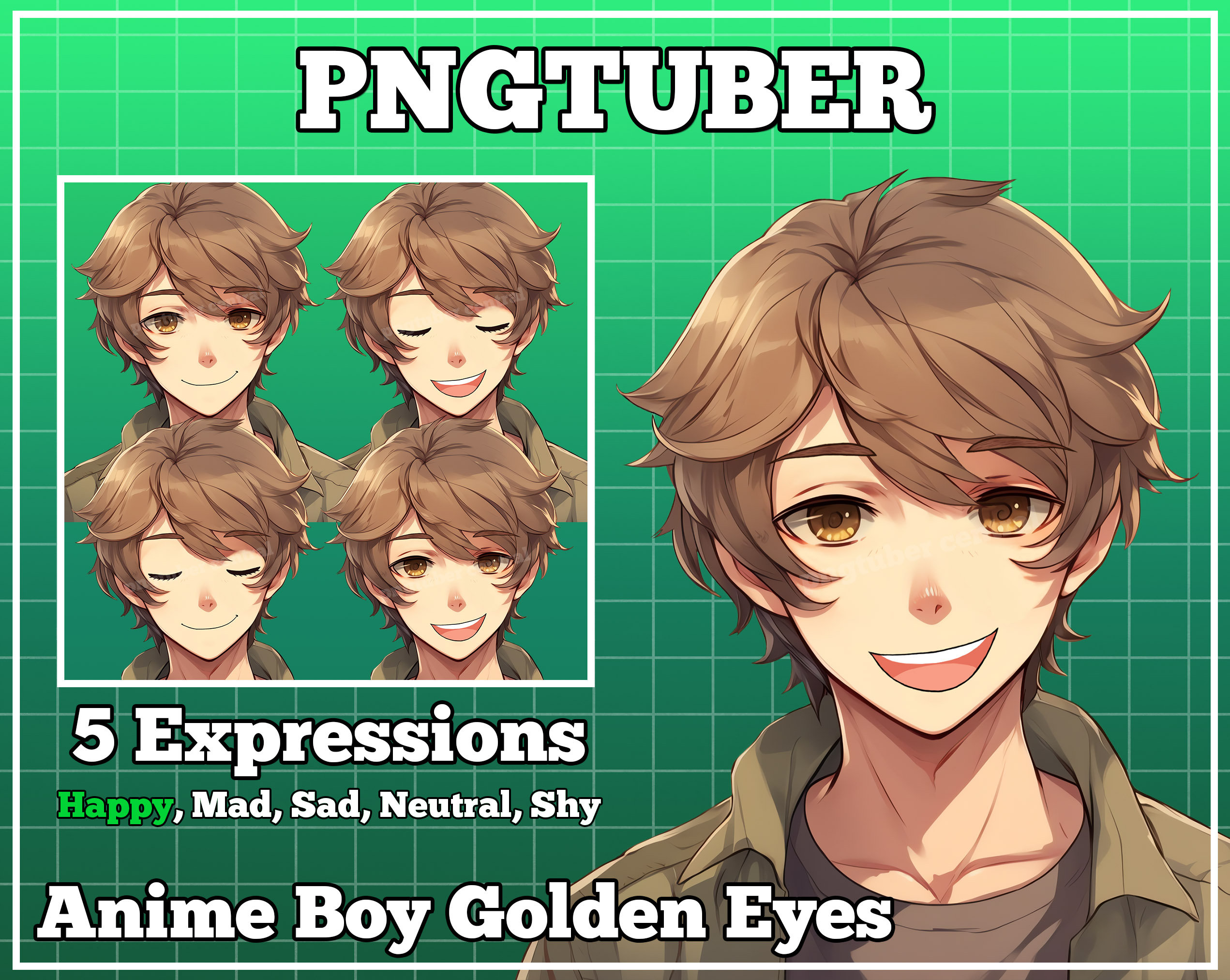 Pngtuber Pngtuber Male Pngtuber Premade Pngtuber Overlay - Etsy Canada