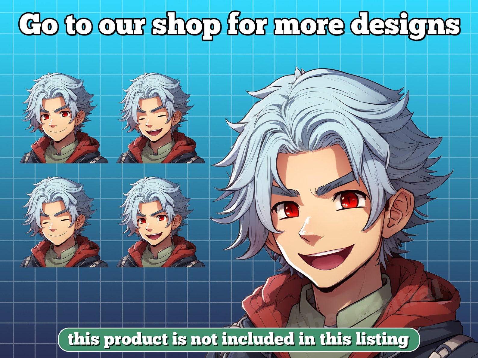 Pngtuber Pngtuber Premade Png Tuber Pngtuber Overlay - Etsy