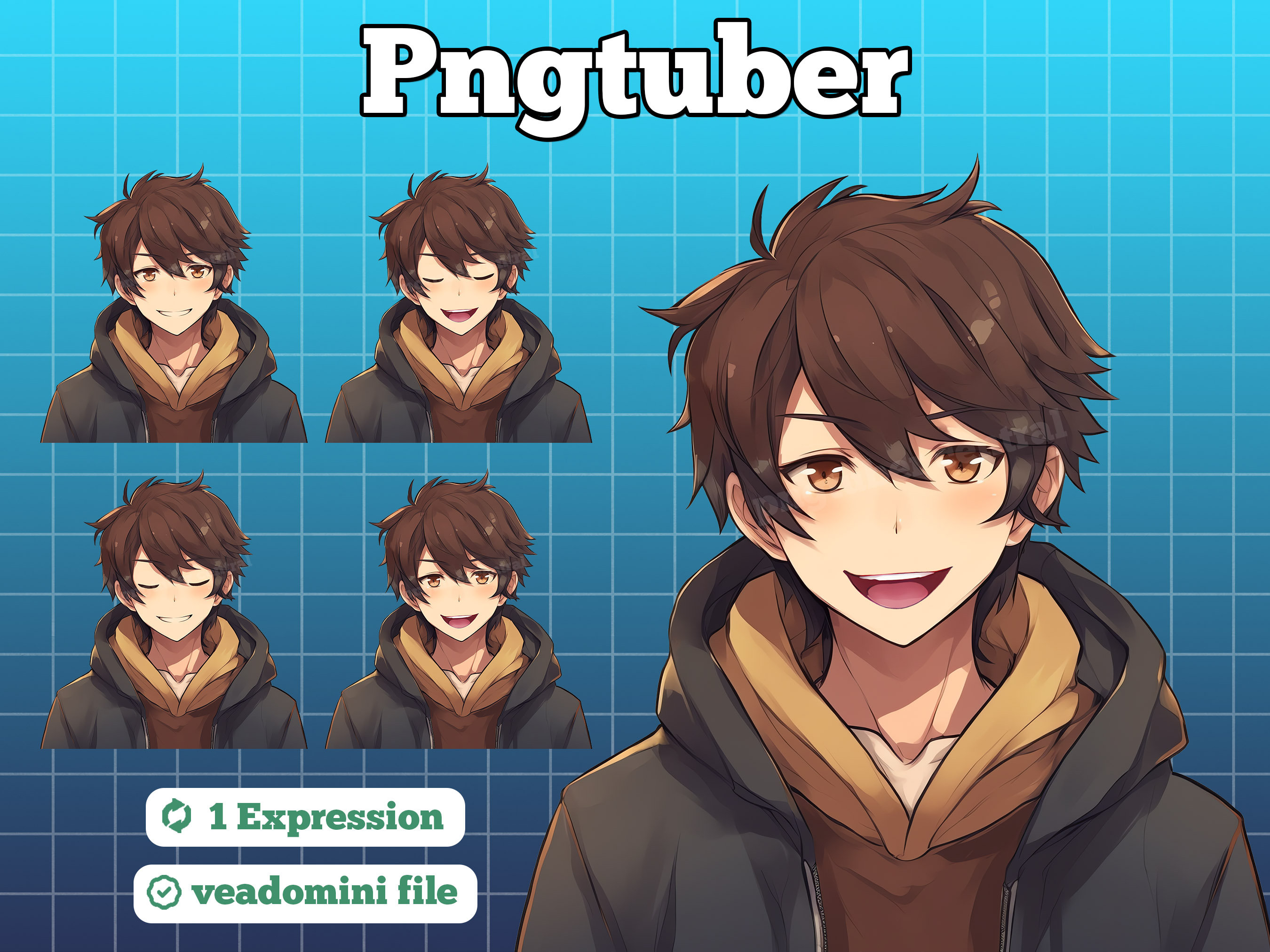Pngtuber, Pngtuber Male, Pngtuber Premade, Pngtuber Overlay, Pngtuber ...