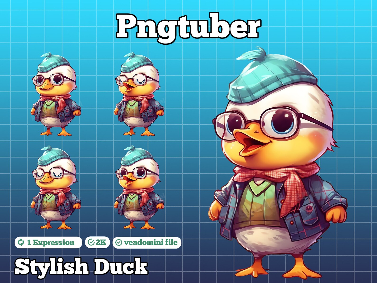 Pngtuber Pngtuber Duck Pngtuber Premade Png Tuber Pngtuber - Etsy