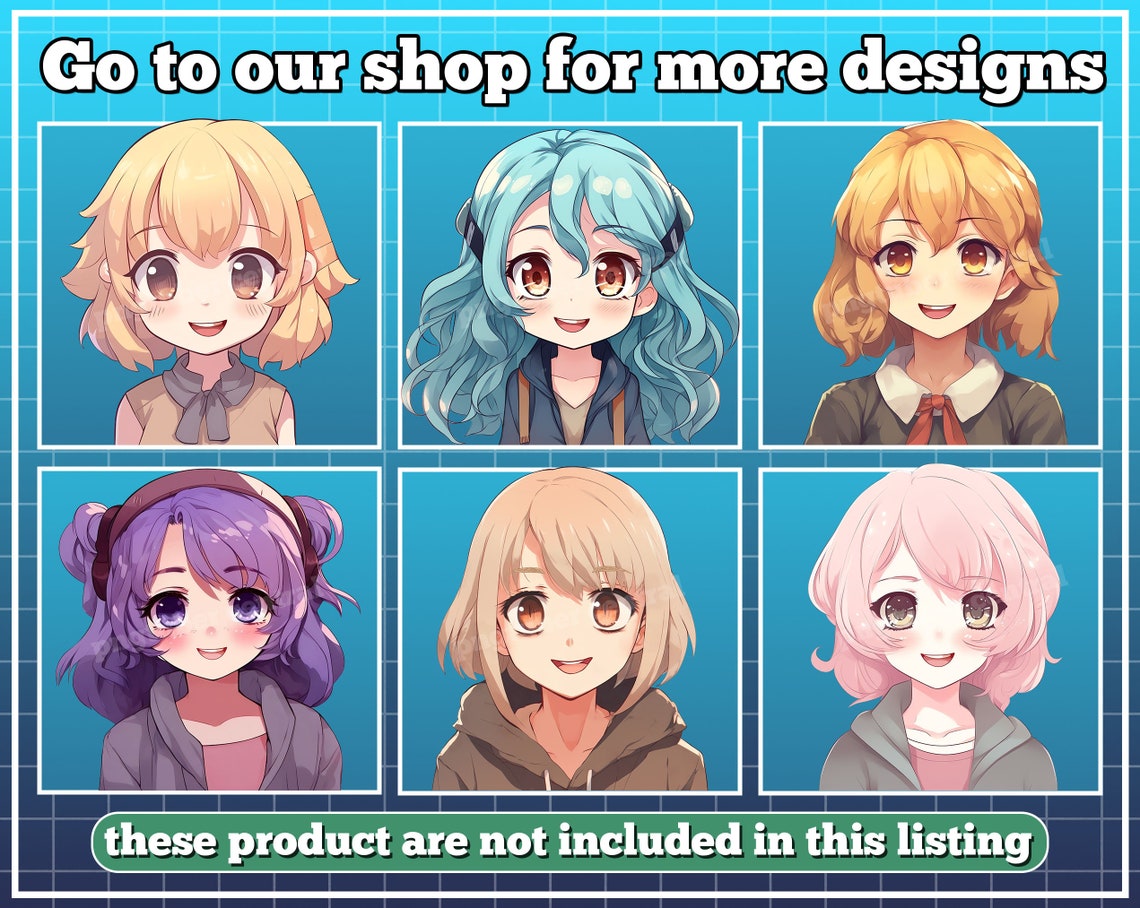 Pngtuber Pngtuber Premade Png Tuber Pngtuber Overlay - Etsy