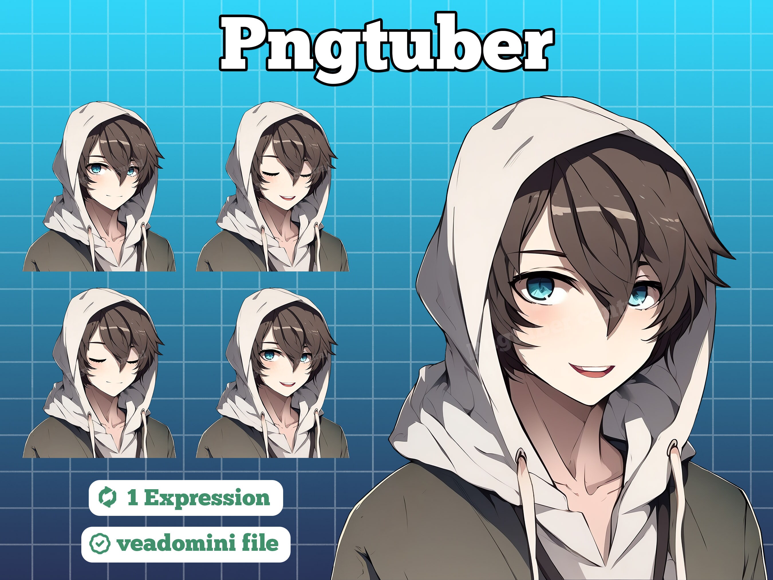 Pngtuber, Pngtuber Male, Pngtuber Premade, Pngtuber Overlay, Pngtuber ...