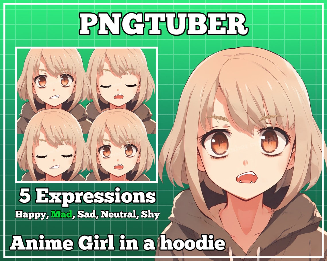 Pngtuber Pngtuber Premade Png Tuber Pngtuber Overlay - Etsy Canada
