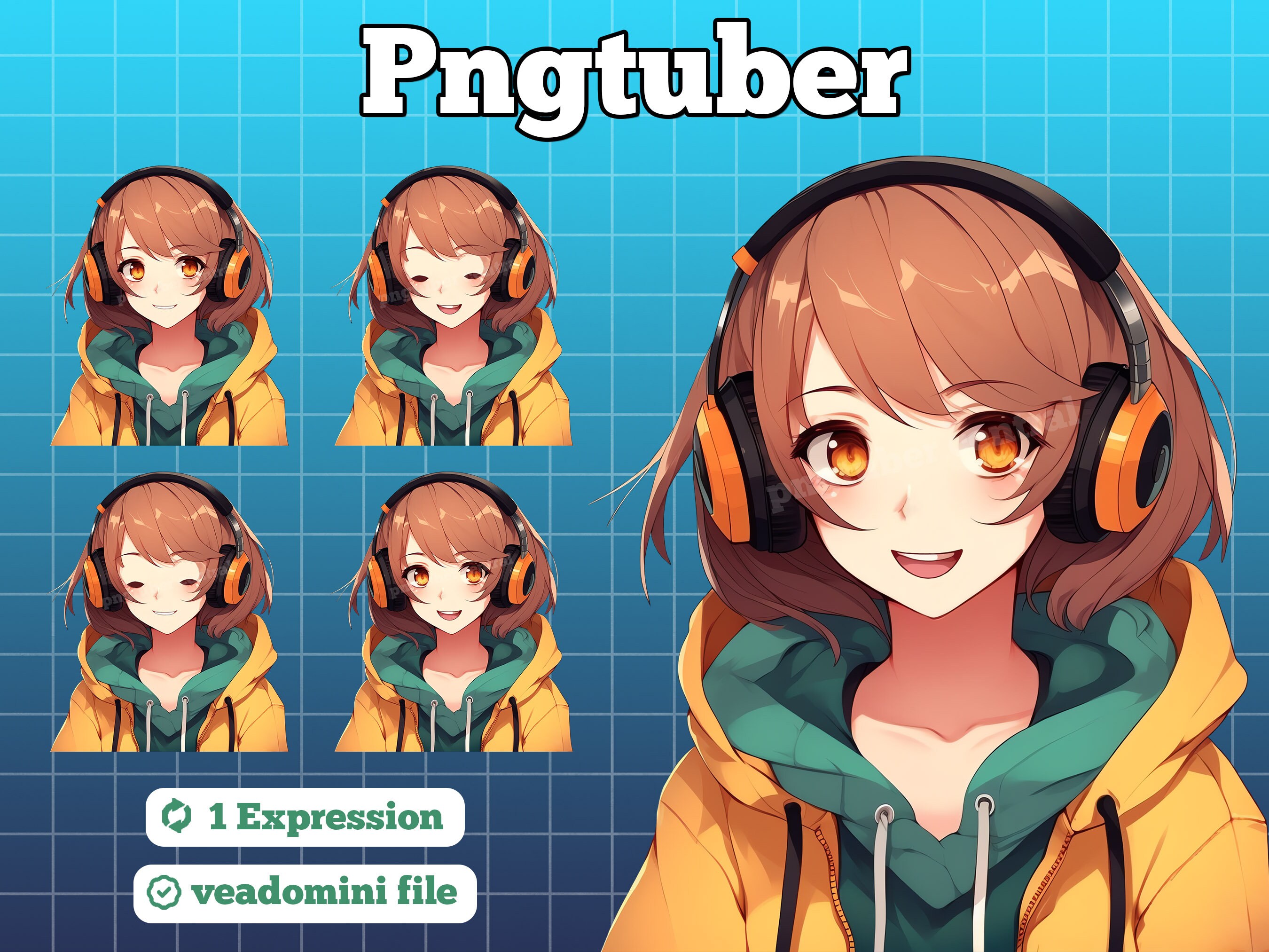 Pngtuber, Pngtuber Premade, Png Tuber, Pngtuber Overlay, Pngtuber ...