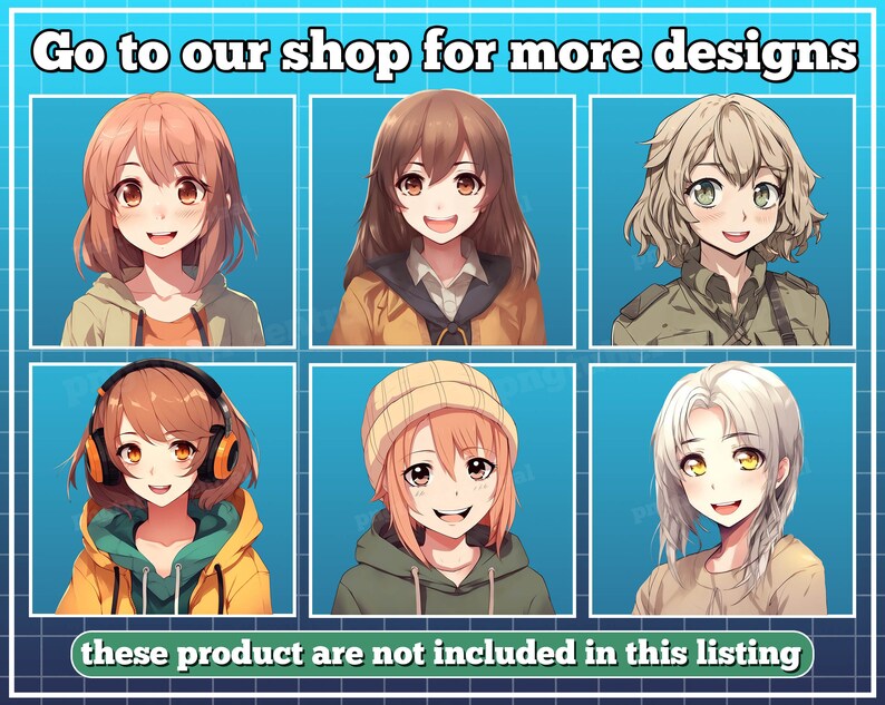 Pngtuber Pngtuber Premade Png Tuber Pngtuber Overlay - Etsy