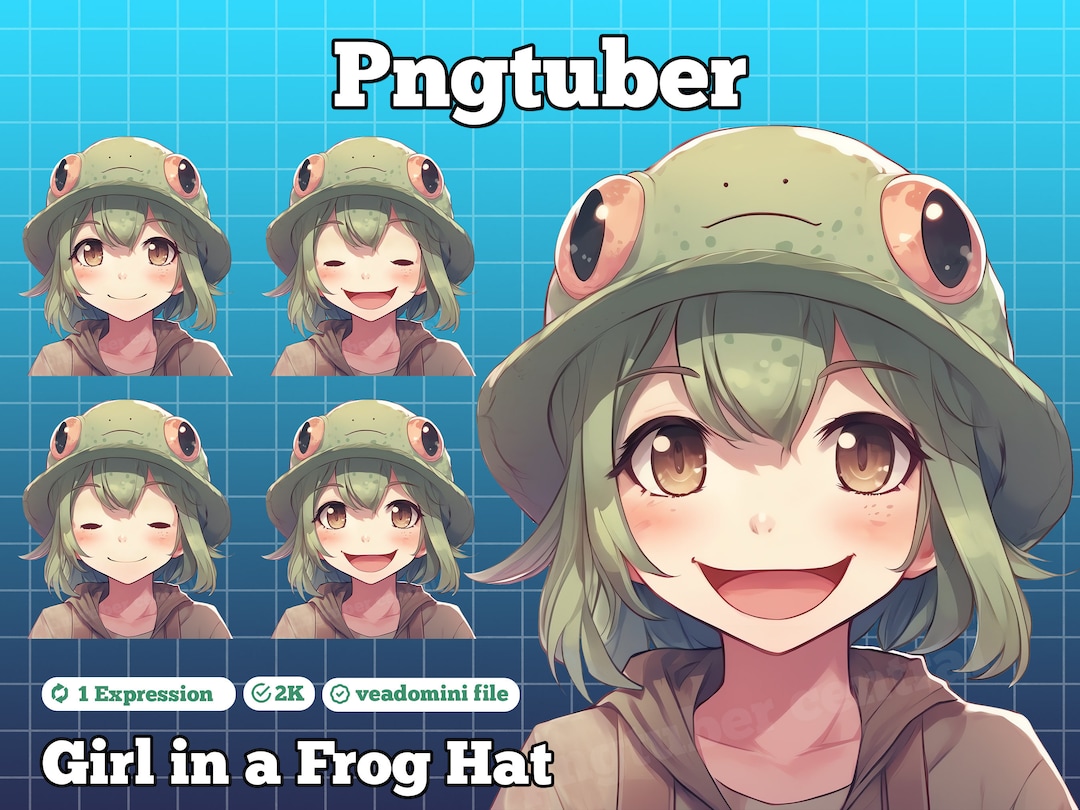 Pngtuber Pngtuber Premade Png Tuber Pngtuber Overlay - Etsy