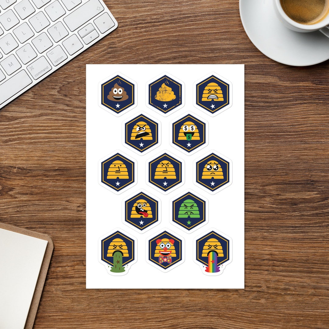 Utah Honeycomb Sticker Sheet - Etsy